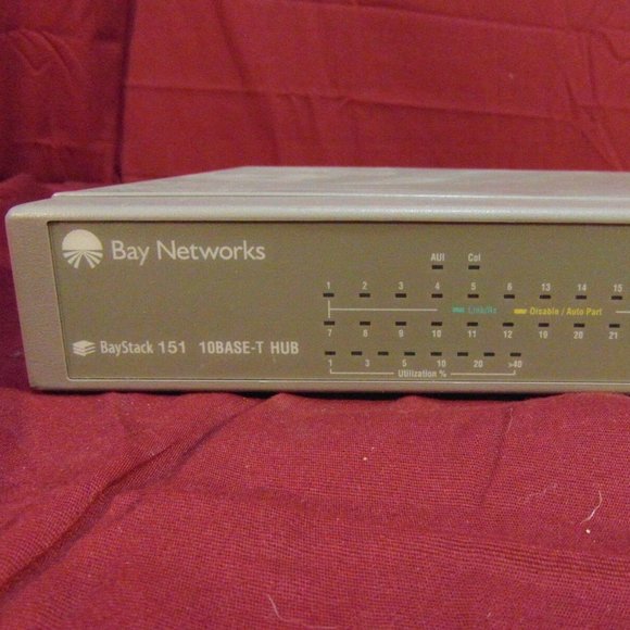 Other | Bay Networks Baystack 151 1baset 24 Port Ethernet Hub Nm 13848 ...
